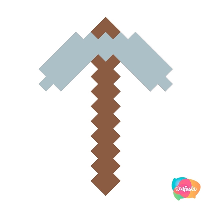 PAINEL PICARETA GAME - PAINEL PICARETA MINECRAFT - RICA FESTAS