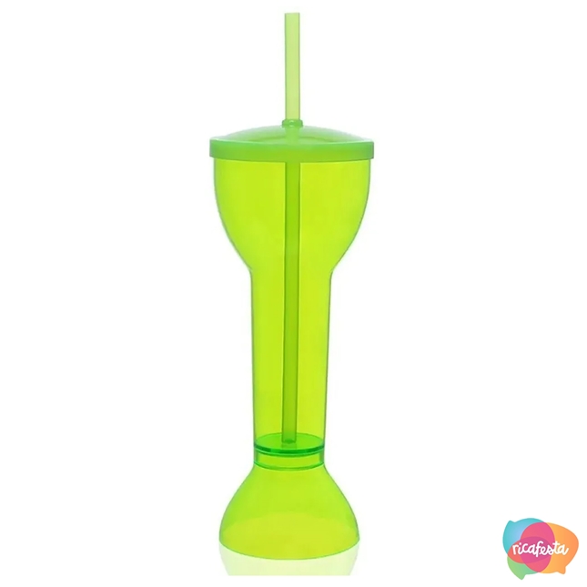 COPO DE PLÁSTICO COM CANUDO YARD COPA - COPO PLÁSTICO YARD CUP - RICA ...