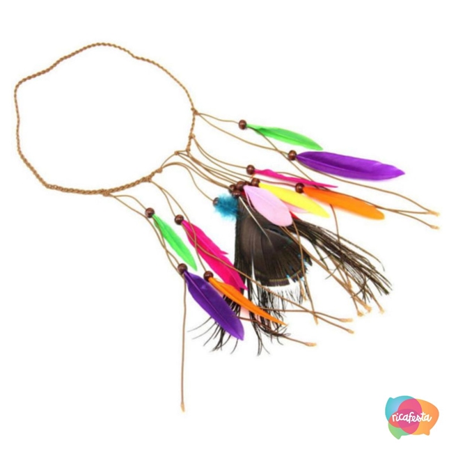 FAIXA BOHO C/ PENAS SORTIDO UNITARIO - FAIXA BOHO C/ PENAS SORTIDO ...