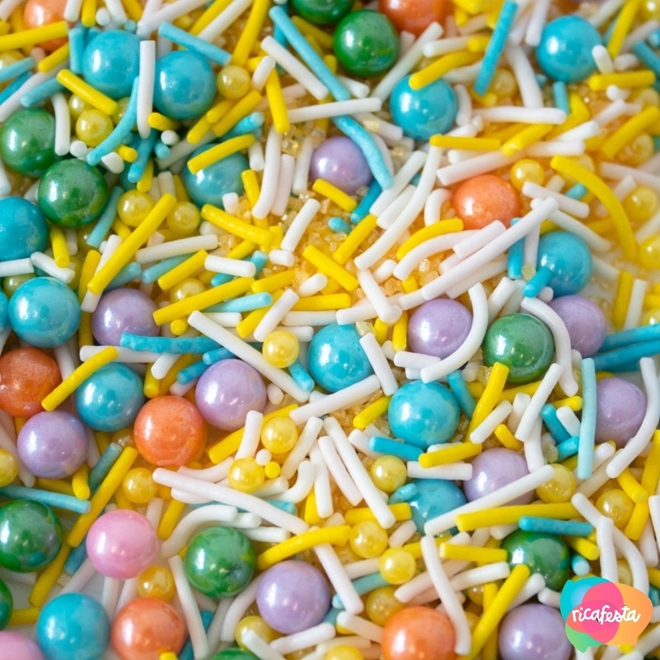 SPRINKLES CONFEITO DE ACUCAR CANDY COLORS - CONFEITO SPRINKLES CANDY ...