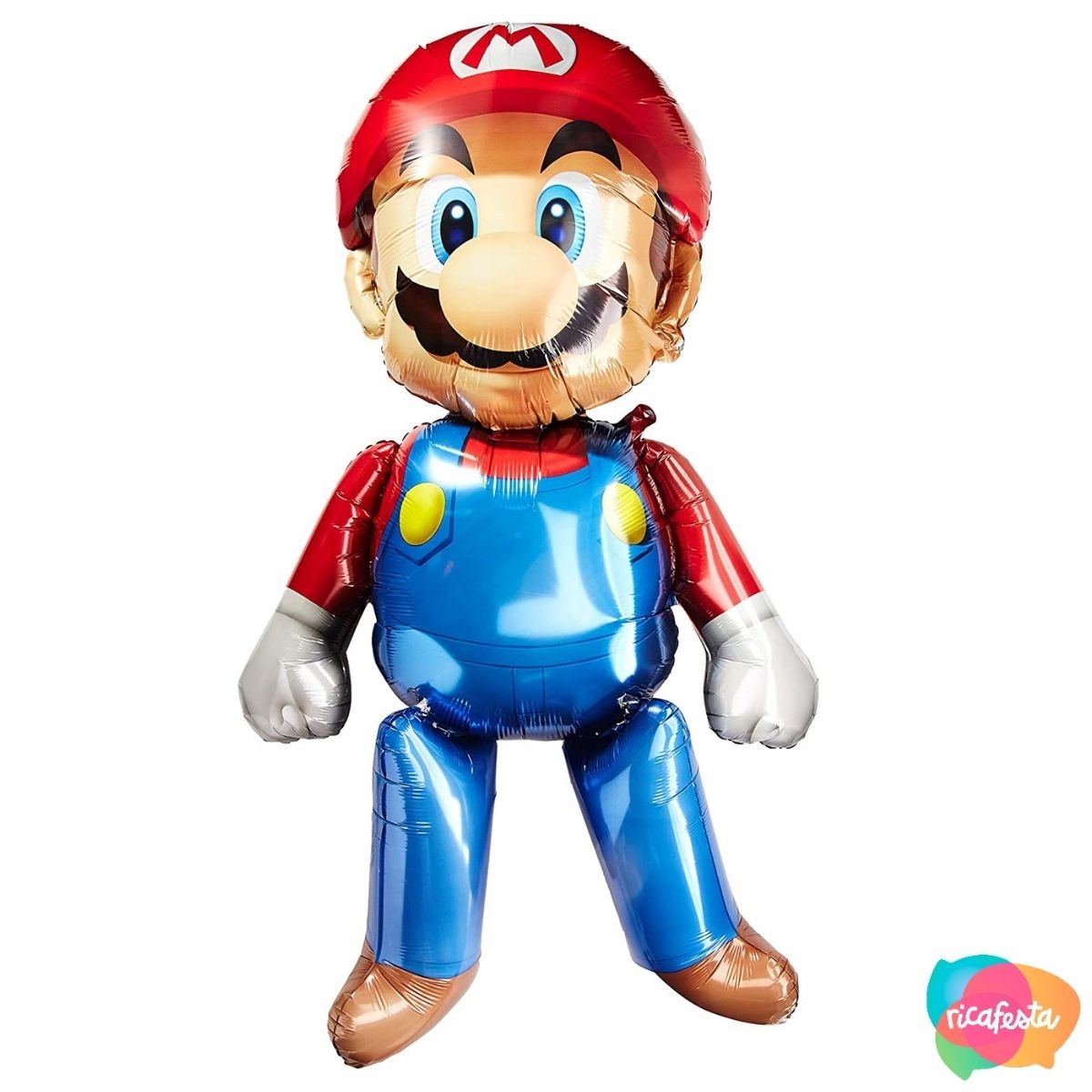 BALÃO METALIZADO SUPER MARIO 1,52M - BALÃO METALIZADO SUPER MARIO 155CM ...