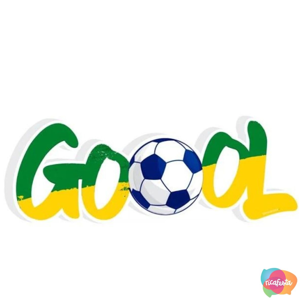 ENFEITE LETREIRO GOOOL - ENFEITE LETREIRO GOOOL - RICA FESTAS
