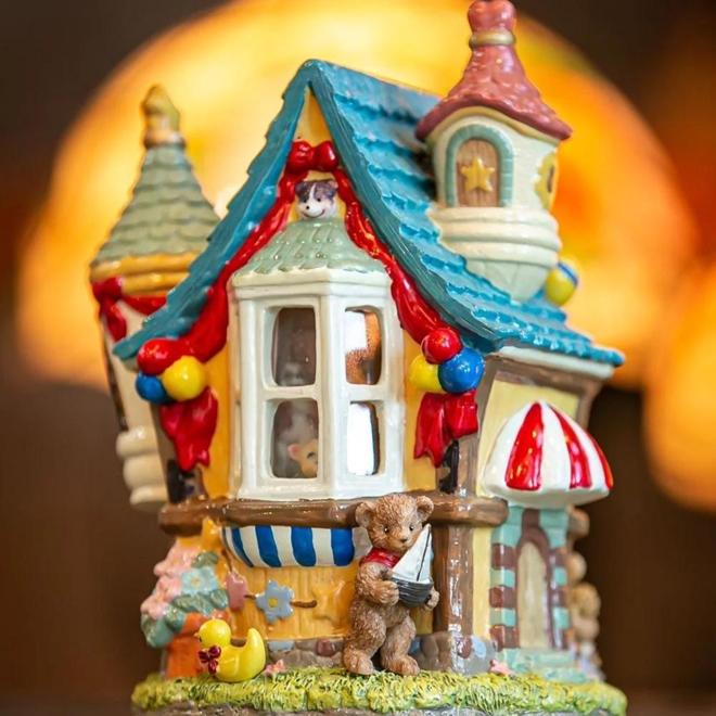 CAIXA DE MÚSICA RESINA CASA ANIMADA - CAIXA DE MÚSICA CASA ANIMADA ...